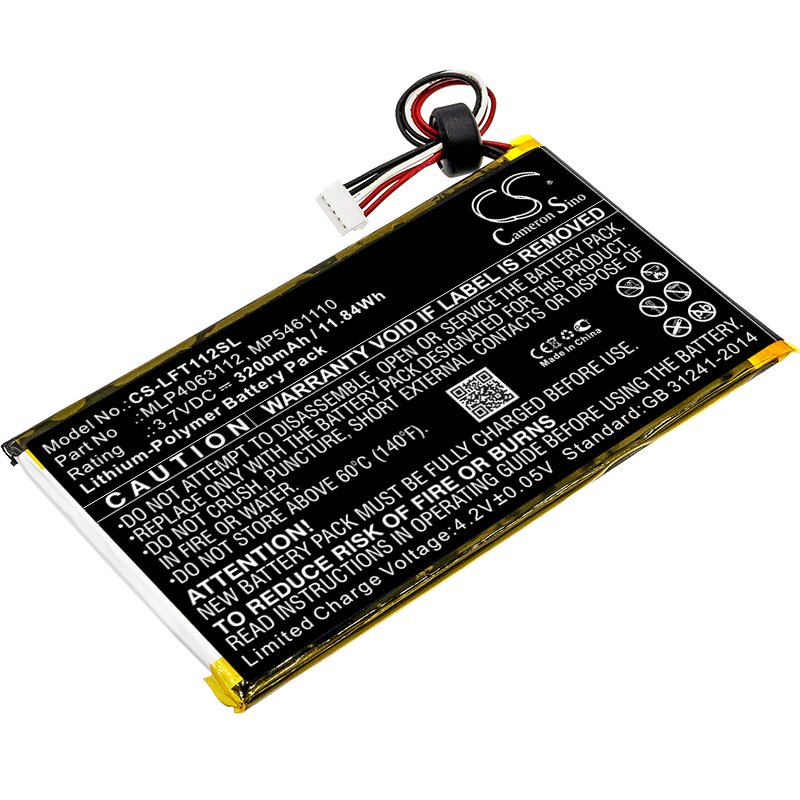 Replacement Leapfrog LeapPad Platinum Kids Learning Tablet Battery (3.7 ...