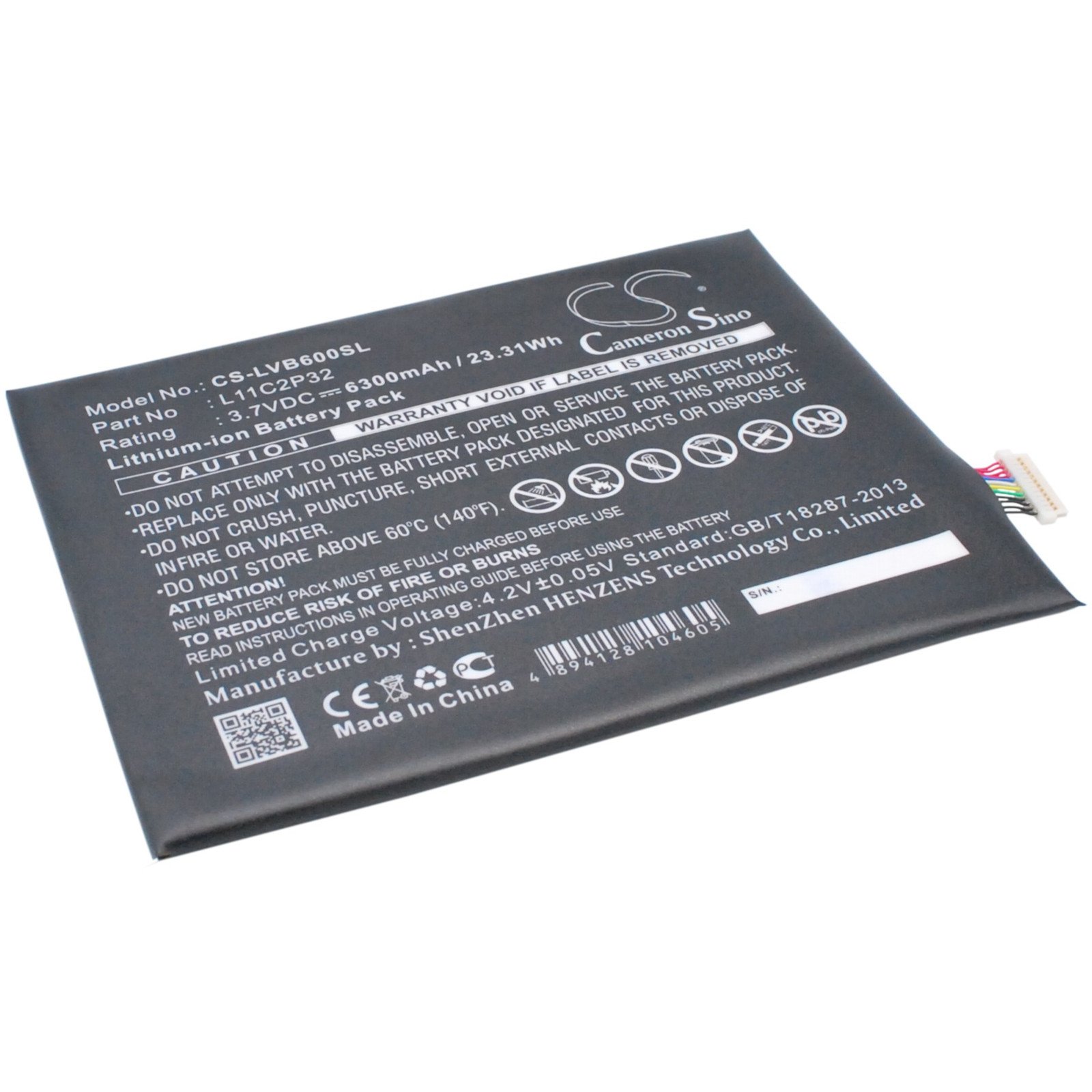 Replacement Lenovo IdeaPad A10-70 Tablet Battery (3.7 Volt, 6300 mAh ...