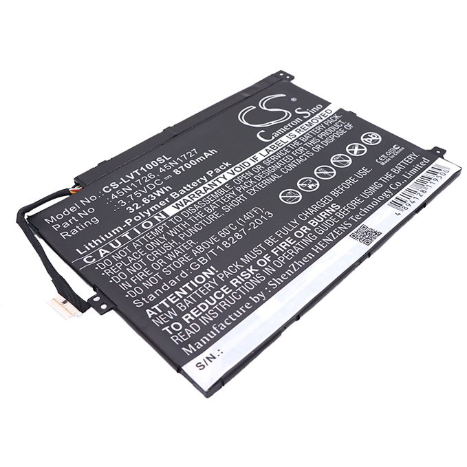 Replacement Lenovo Thinkpad 10 Tablet Battery (3.75 Volt, 8700 mAh, Li ...