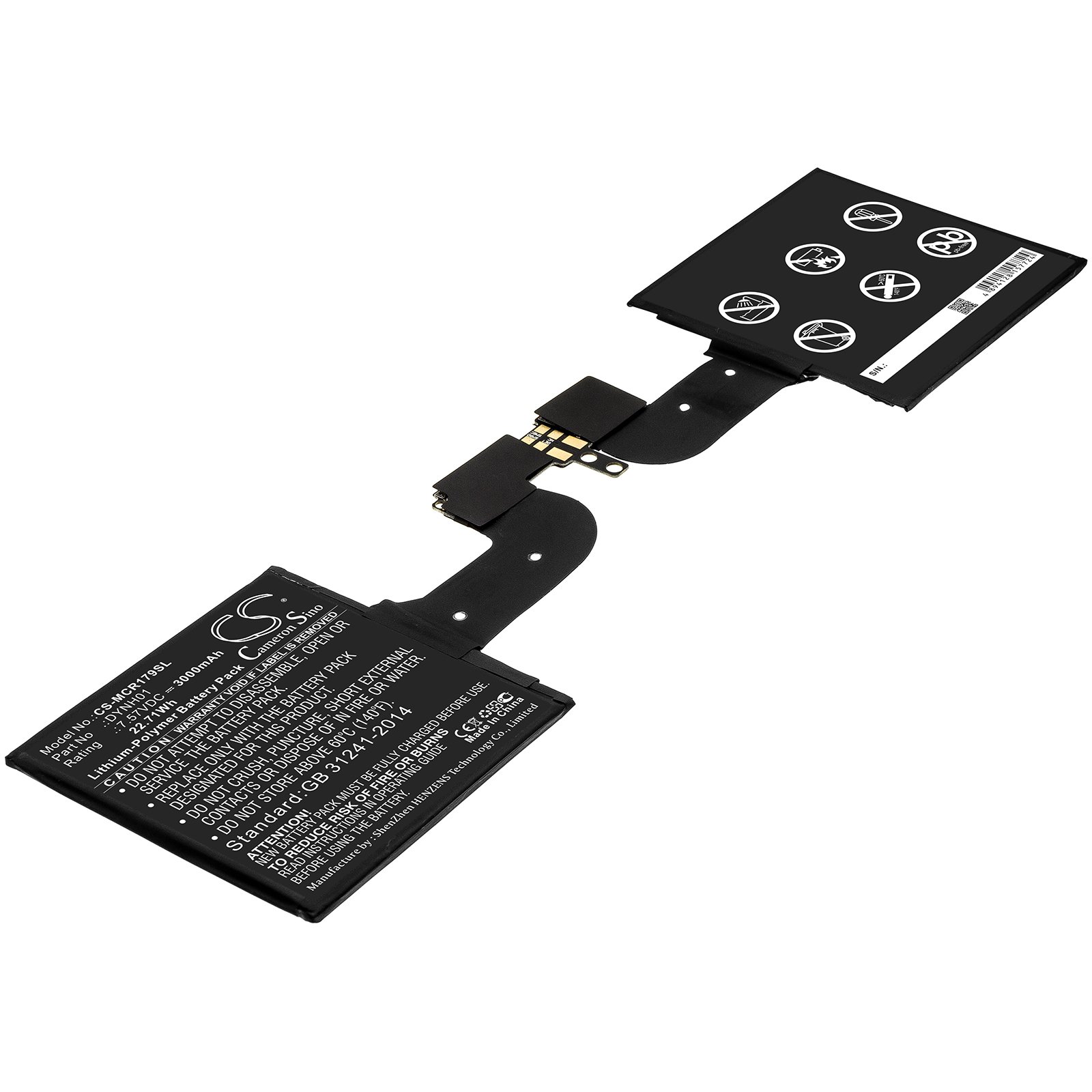 Replacement Microsoft Surface Book 2 1793 Tablet Battery (7.57 Volt ...