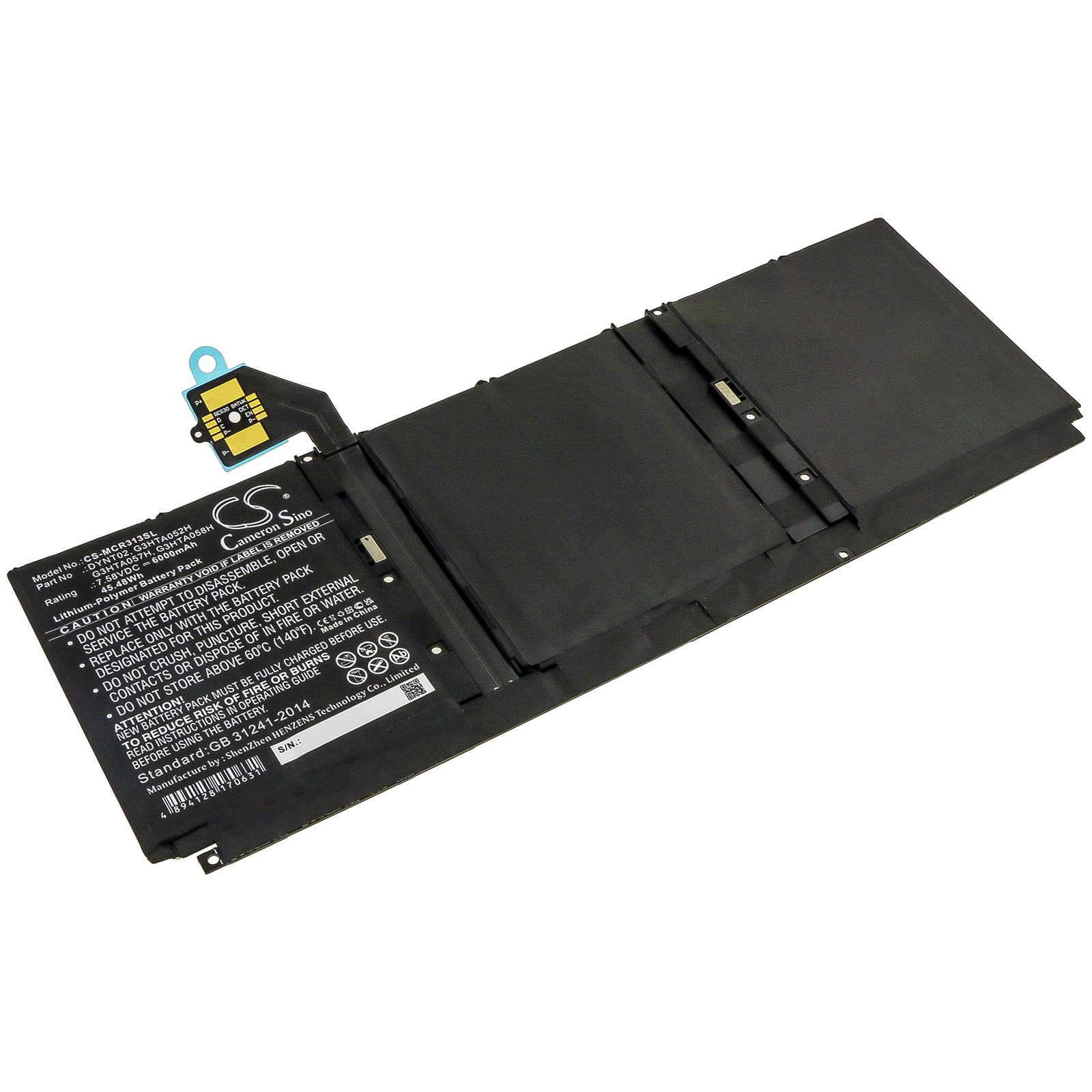 Replacement Microsoft Surface Book 3 Tablet Battery (7.58 Volt, 6000 ...