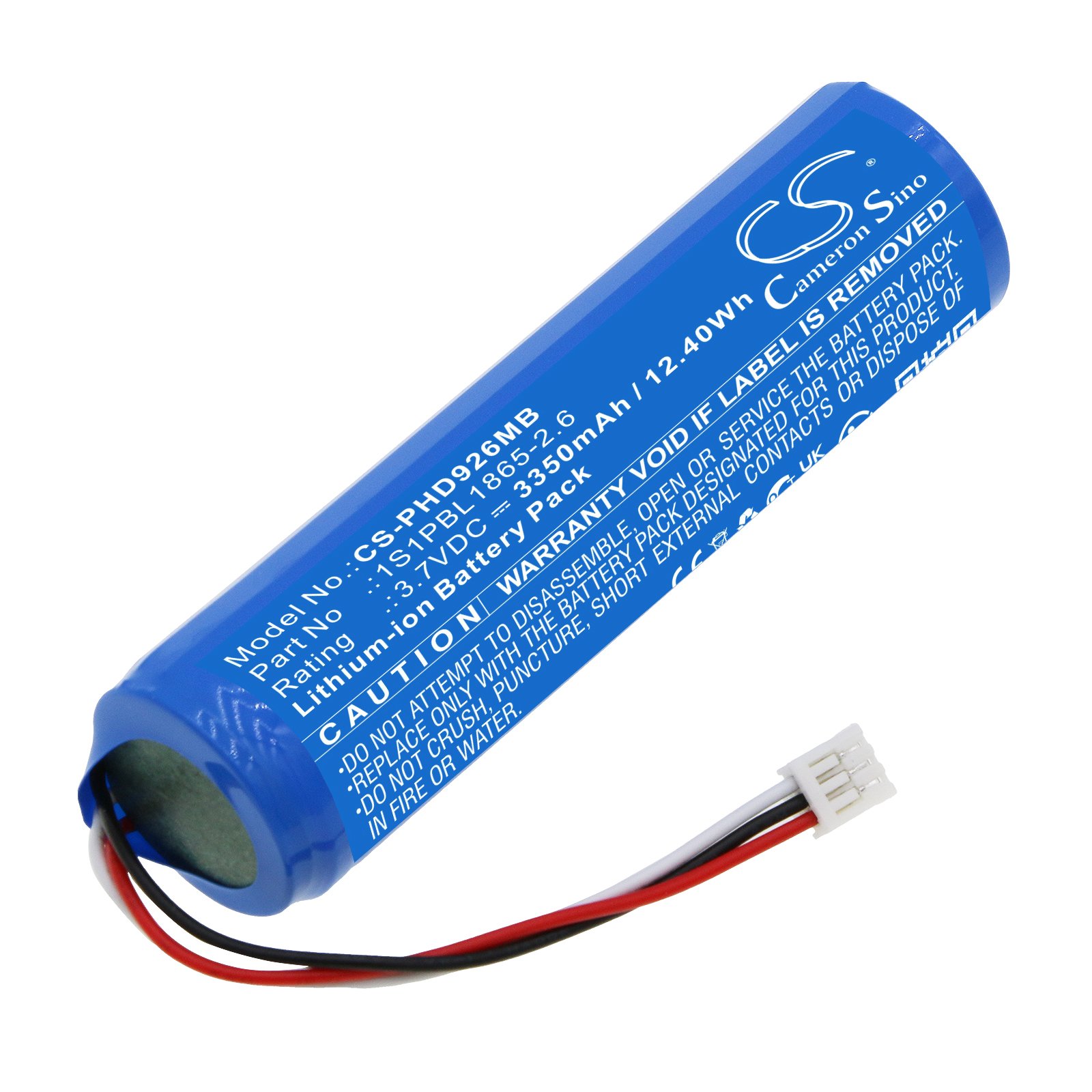 Replacement Philips 1S1PBL1865-2.6 Baby Monitor Battery (3.7 Volt, 3350 ...
