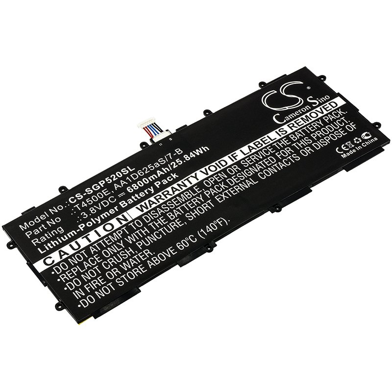 Replacement Samsung Galaxy Tab 3 10.1 Tablet Battery (3.8 Volt, 6800 ...