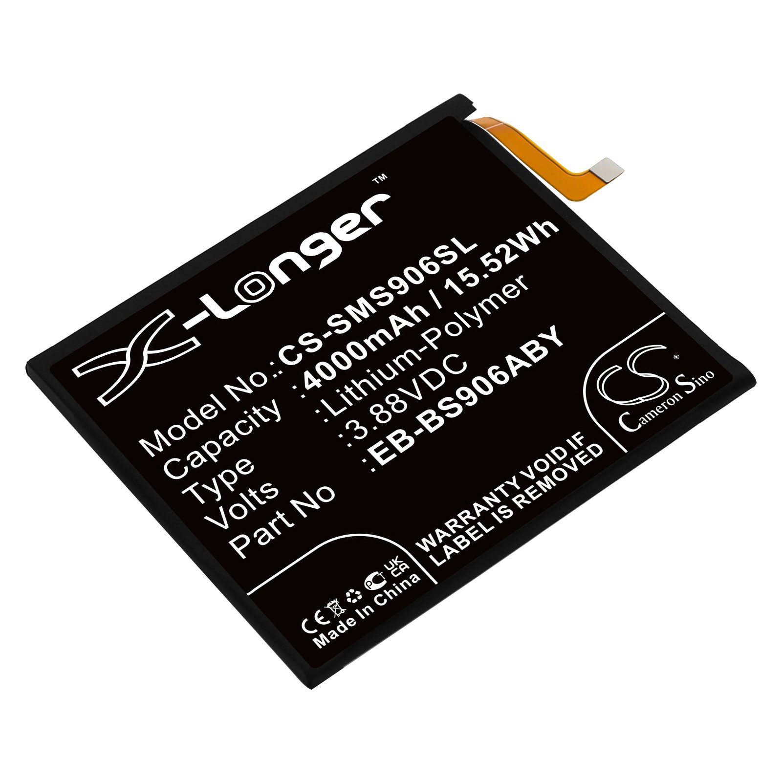 Replacement Samsung Galaxy S22+ 5G Cell Phone Battery (3.88 Volt, 4000 ...