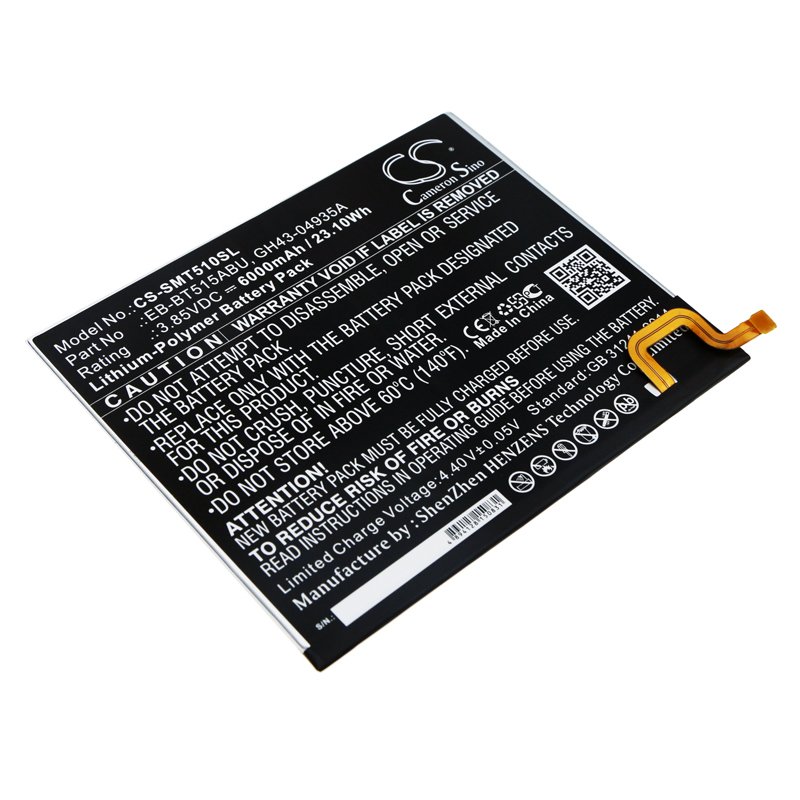 Replacement Samsung Galaxy Tab A 10.1 2019 Tablet Battery (3.85 Volt ...