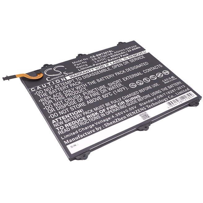 Replacement Samsung Galaxy Tab E 9.6 XLTE Tablet Battery (3.8 Volt ...
