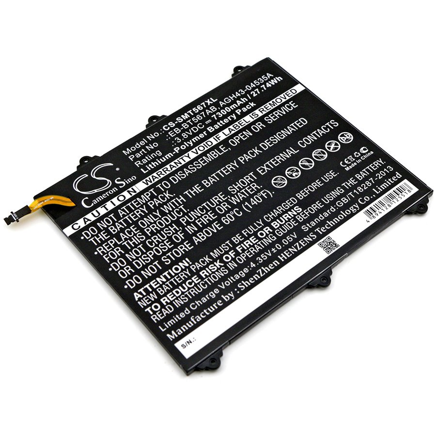 Replacement Samsung Galaxy Tab E 9.6 XLTE Tablet Battery (3.8 Volt ...