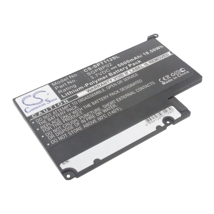 Replacement Sony Tablet S1 Tablet Battery (3.7 Volt, 5000 mAh, Li-Poly ...