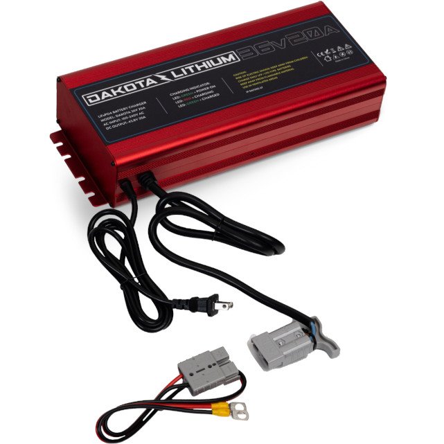 Dakota Lithium 36 Volt, 20 Amp Waterproof LiFePO4 On-board Battery Charger | Battery Mart