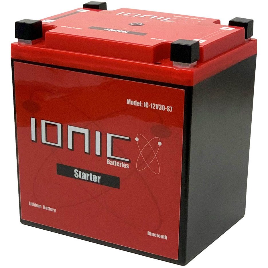 Ionic Lithium 12V S7 | 1220 CA | LiFePO4 Starter Battery + Bluetooth - Free Shipping | Battery Mart