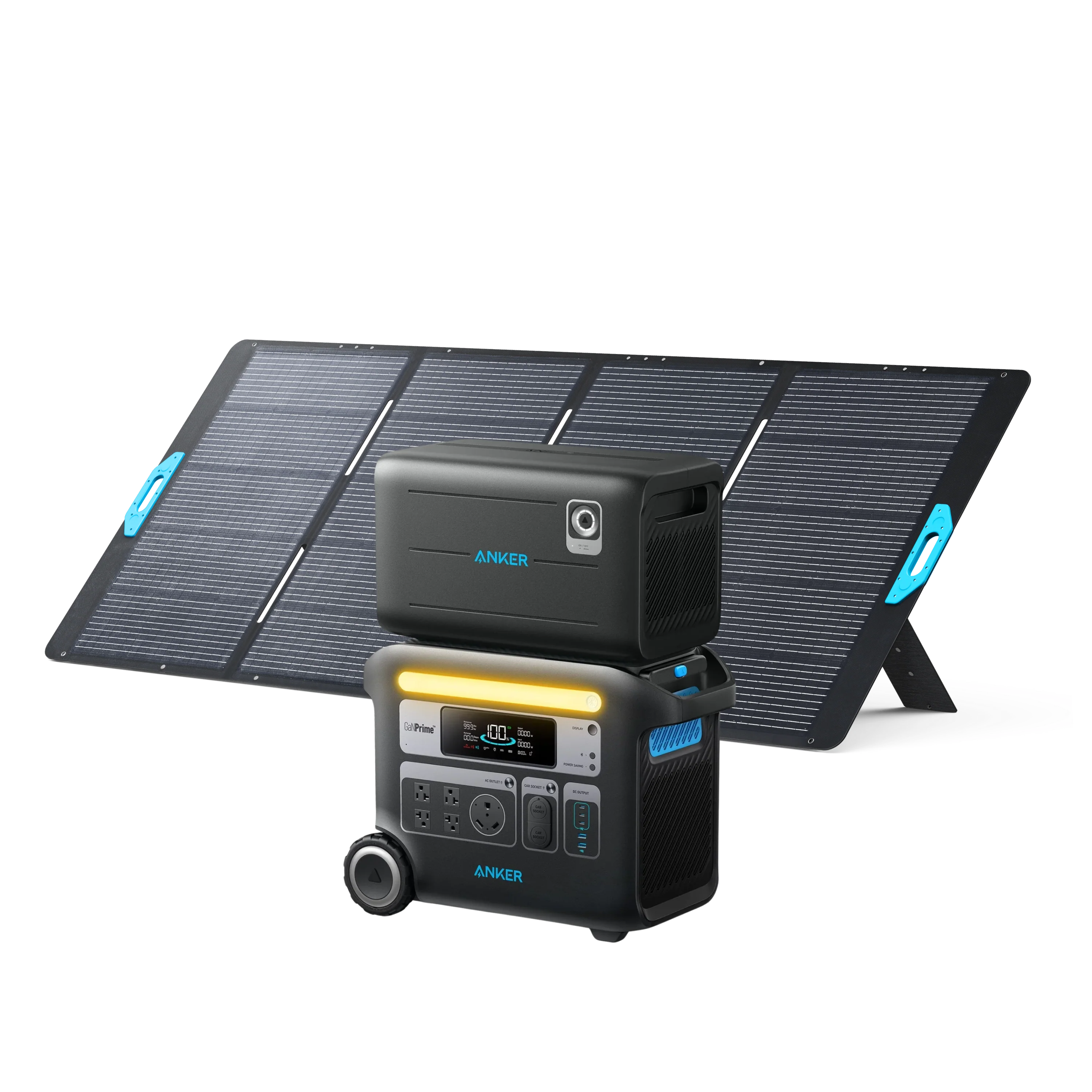 Anker SOLIX F2000 Solar Generator + Expansion Battery + 400W Solar ...