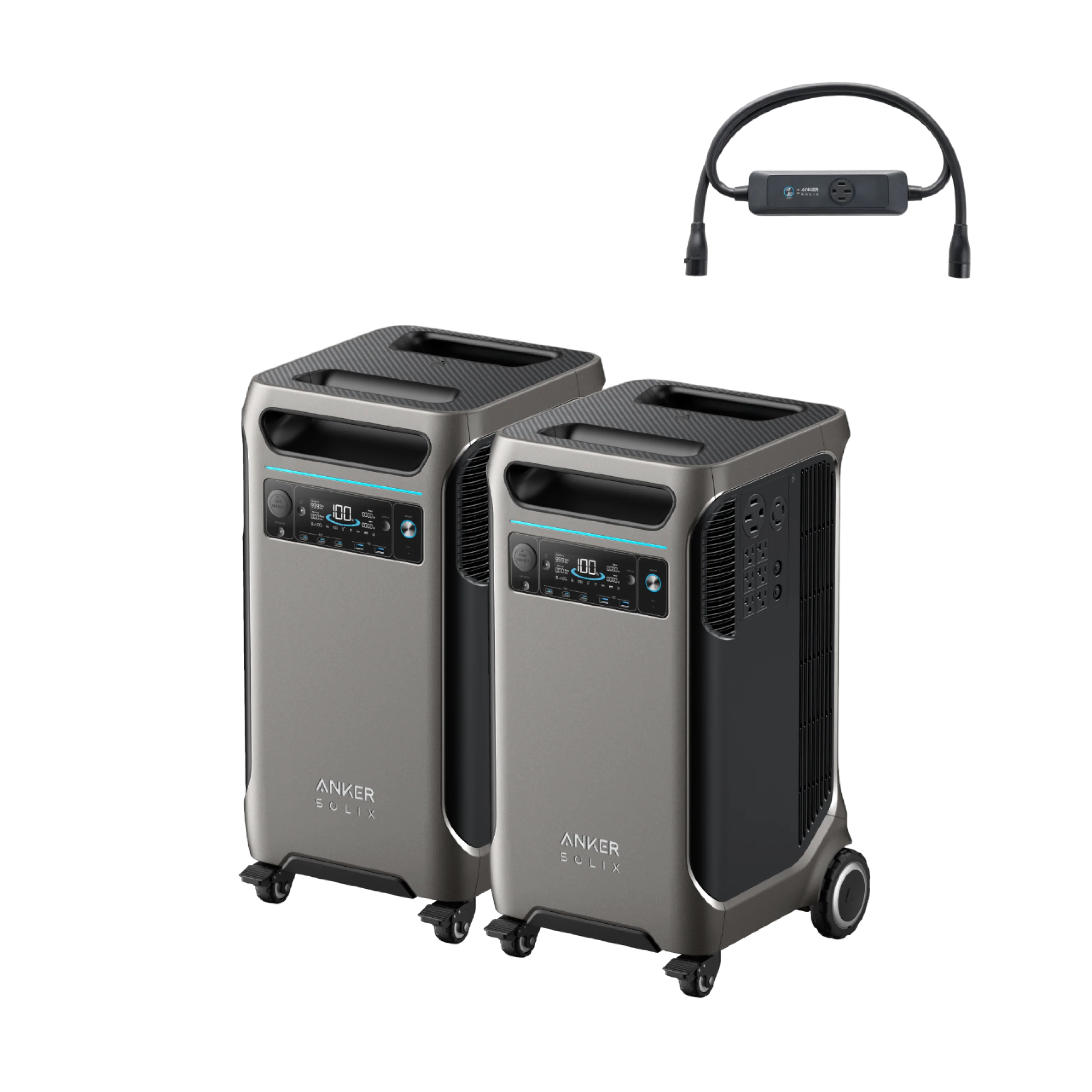 2x Anker SOLIX F3800 + Double Power Hub + 400W Solar Panel - Free ...