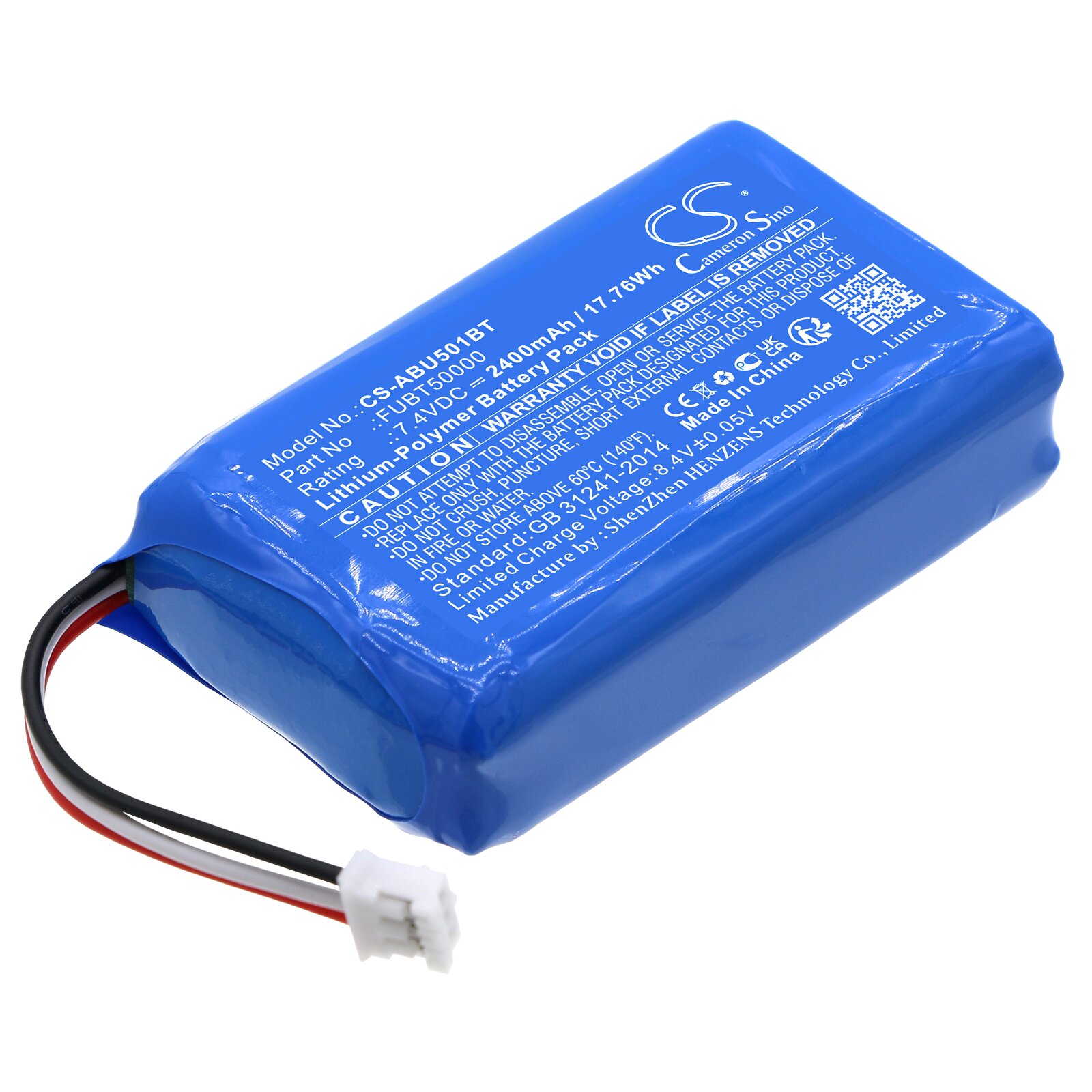 Replacement ABUS FUBT50000 Alarm System Battery | Battery Mart