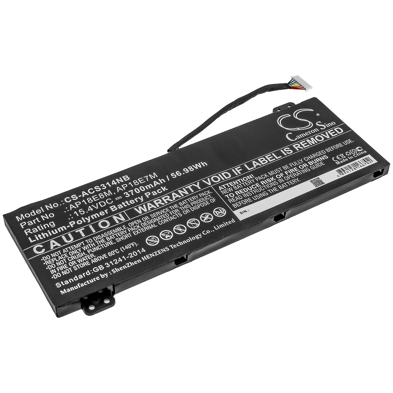 Replacement Acer AP18E7M Laptop Battery | Battery Mart