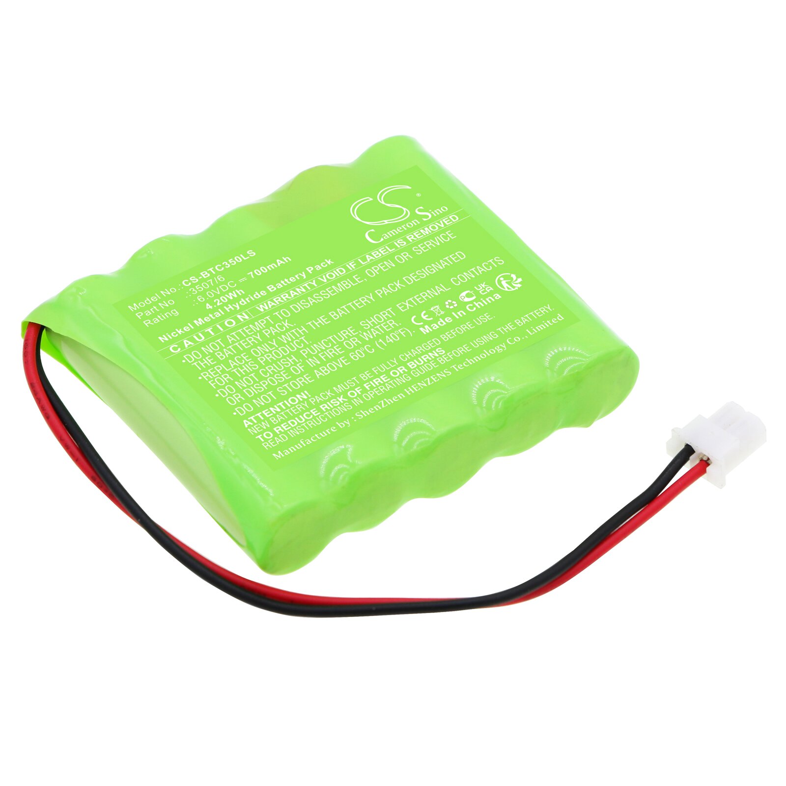 Replacement Bticino 3507/6, LD02430AA Alarm System Battery | Battery Mart