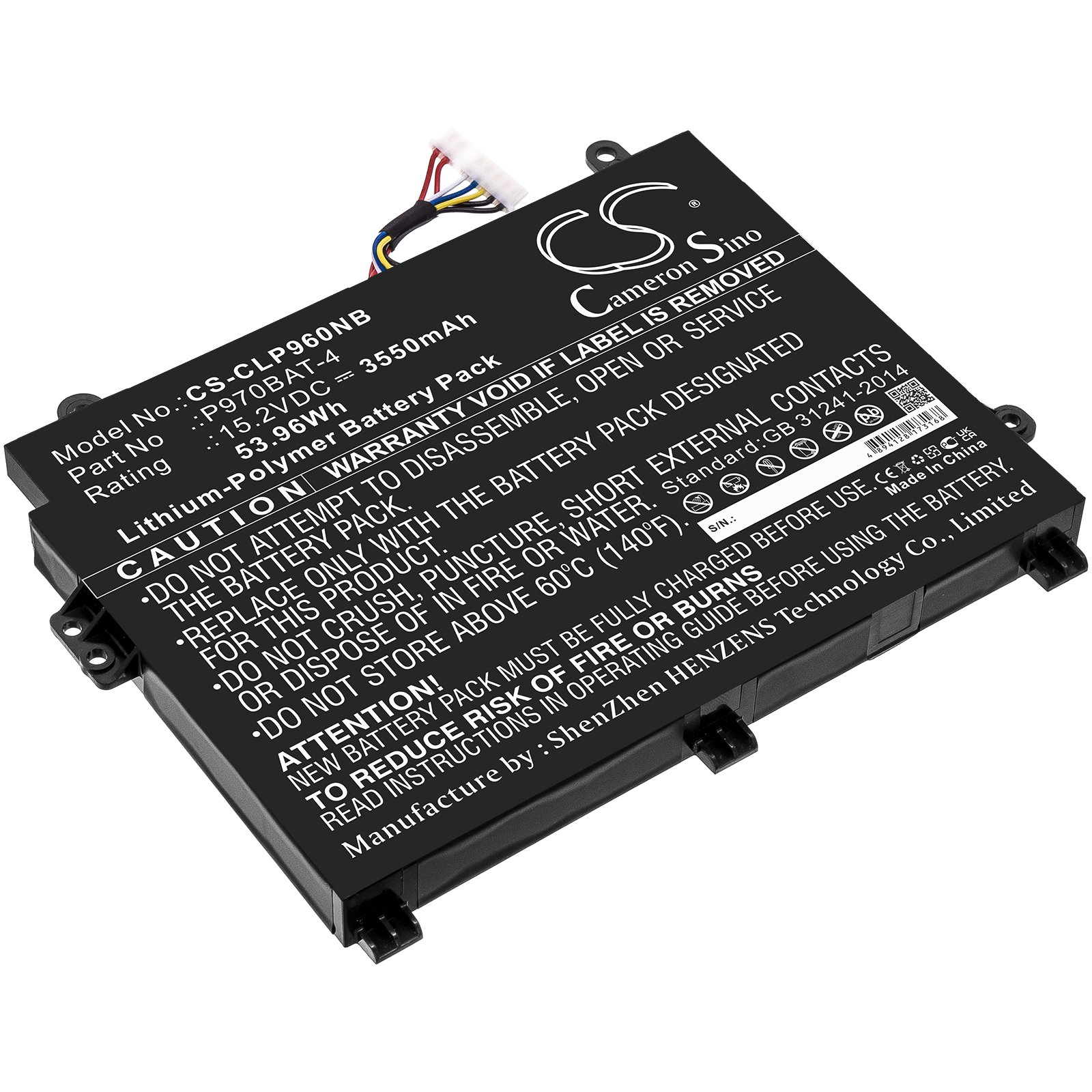Replacement Clevo P970BAT-4 Laptop Battery | Battery Mart
