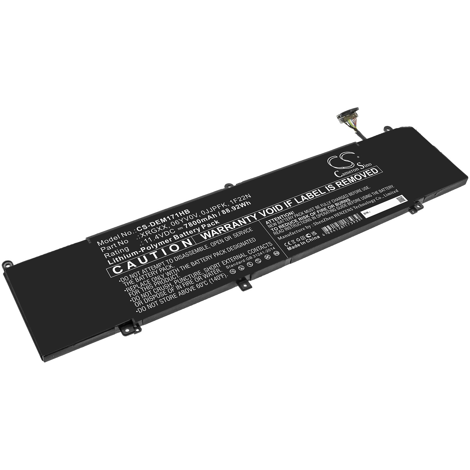 Replacement Dell 06YV0V Laptop Battery | Battery Mart