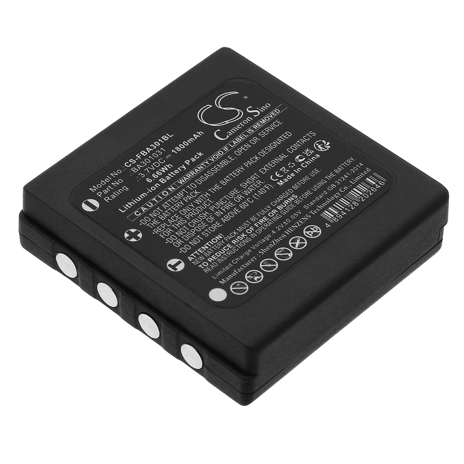 Replacement HBC BA301031 Crane Remote Control Battery | Battery Mart