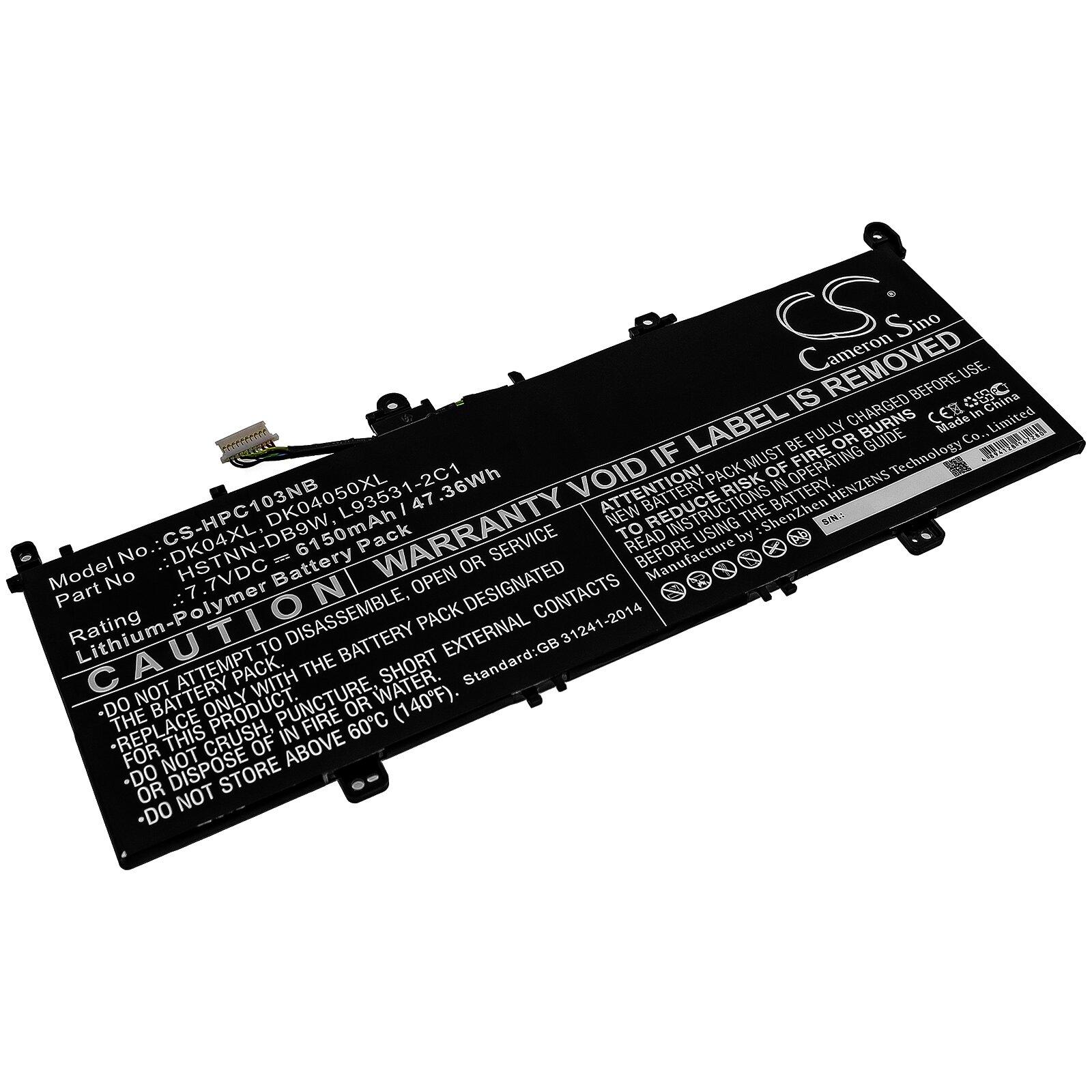 Replacement HP DK04050XL Laptop Battery | Battery Mart