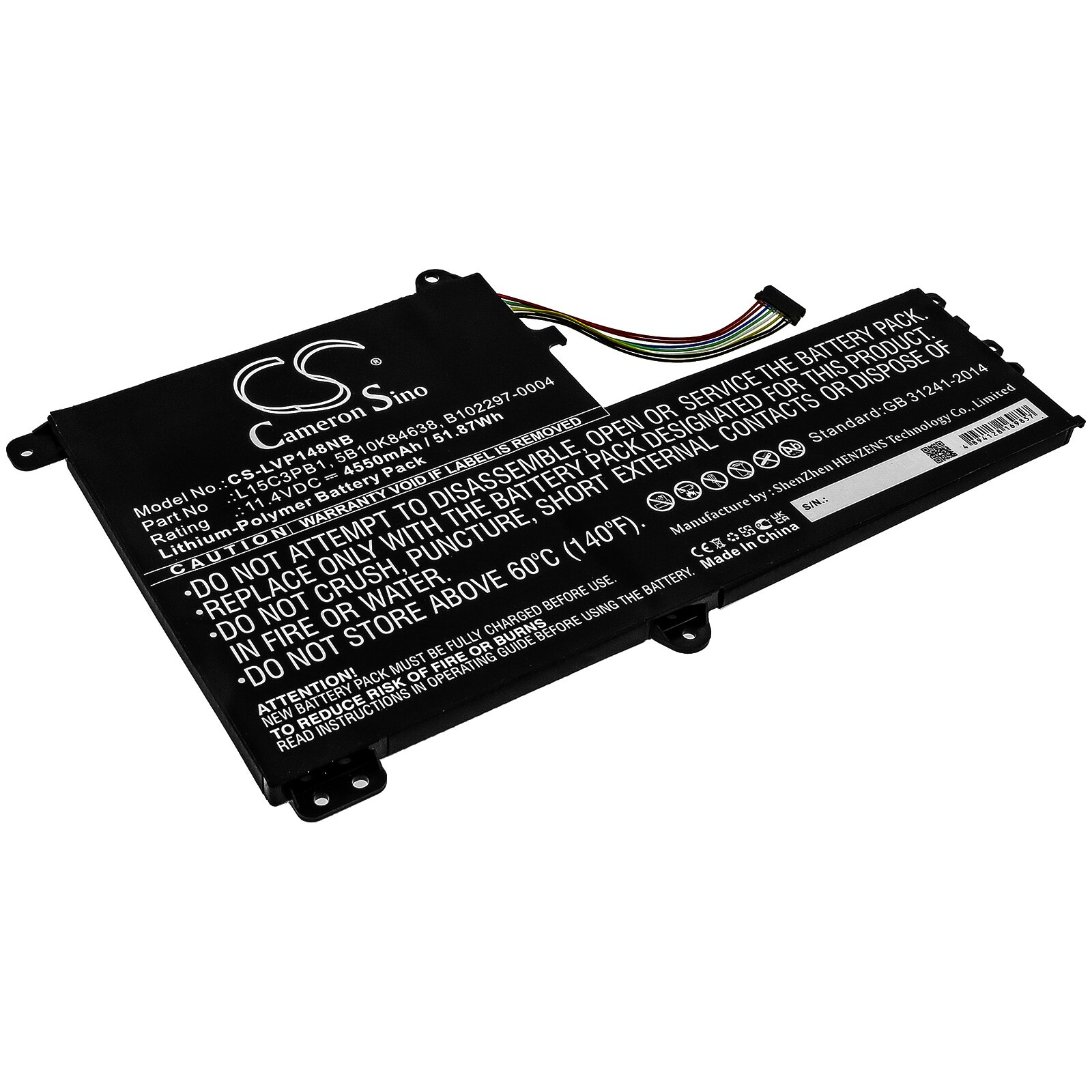 Replacement Lenovo 5B10K84638 Laptop Battery | Battery Mart