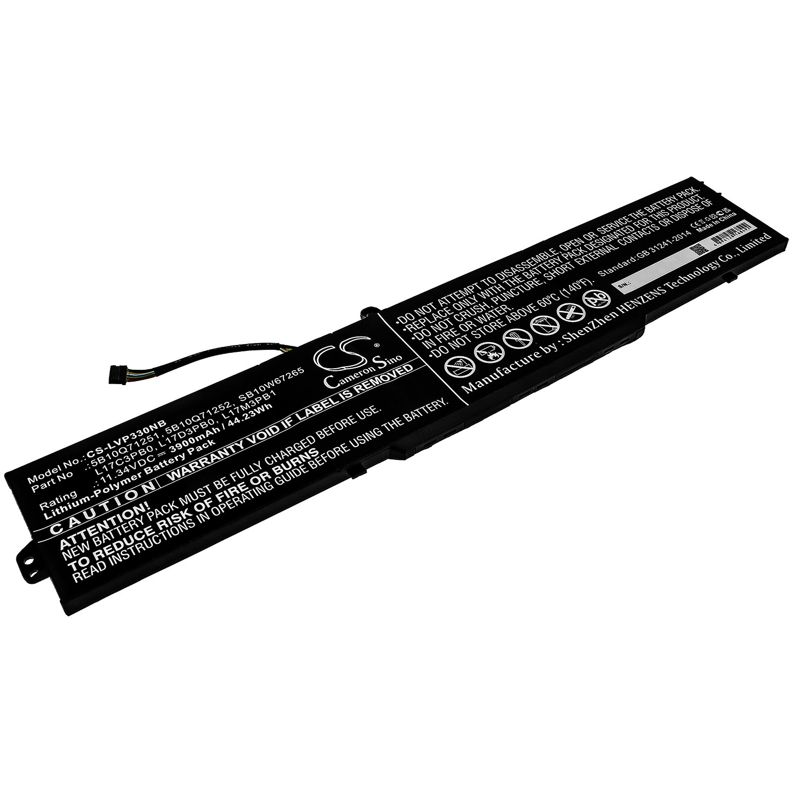 Replacement Lenovo 5B10Q71251 Laptop Battery | Battery Mart