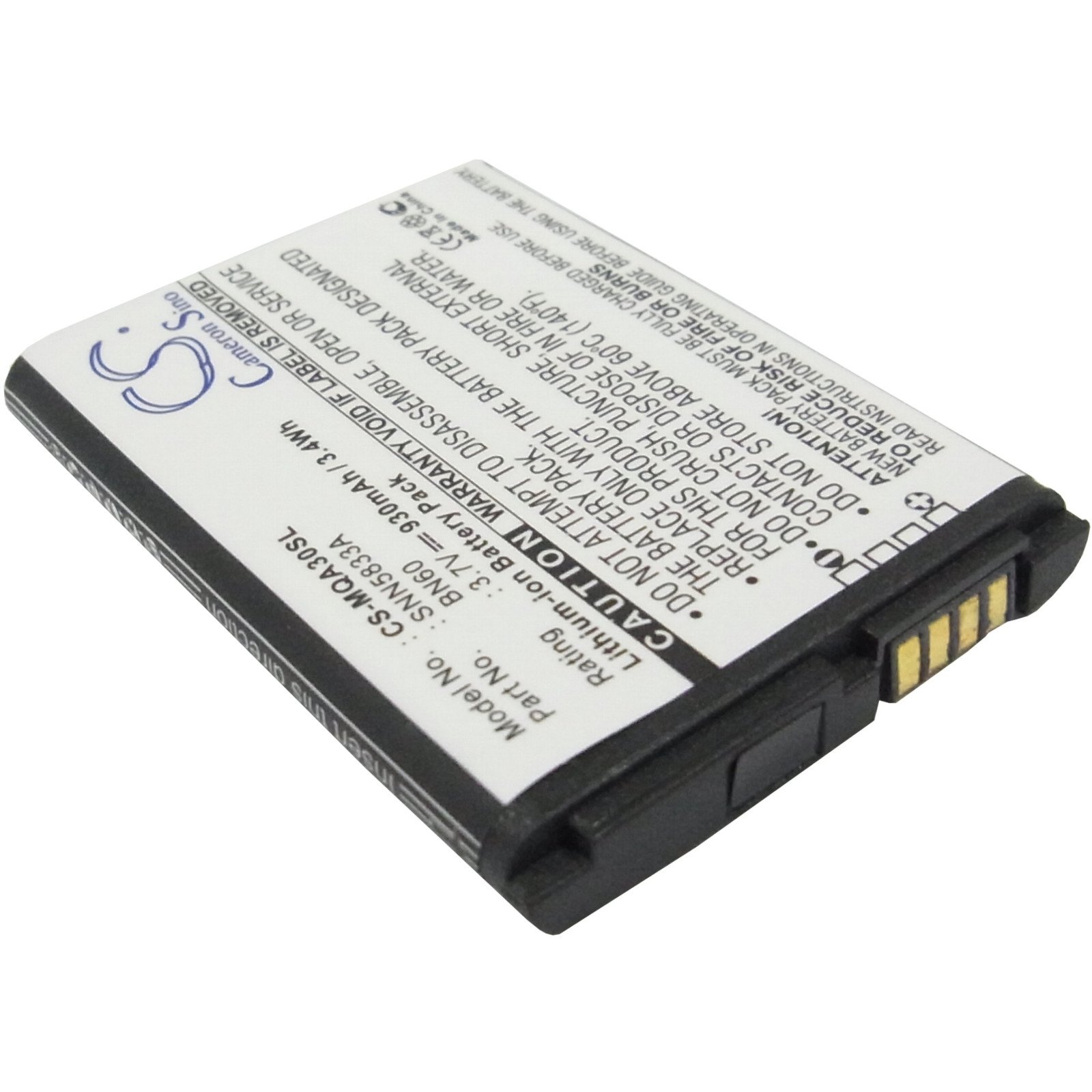 Replacement Motorola BN10, BN60 Cell Phone Battery | Battery Mart