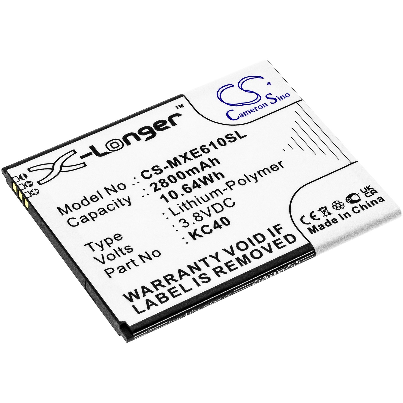 Replacement Motorola KC40 Cell Phone Battery | Battery Mart