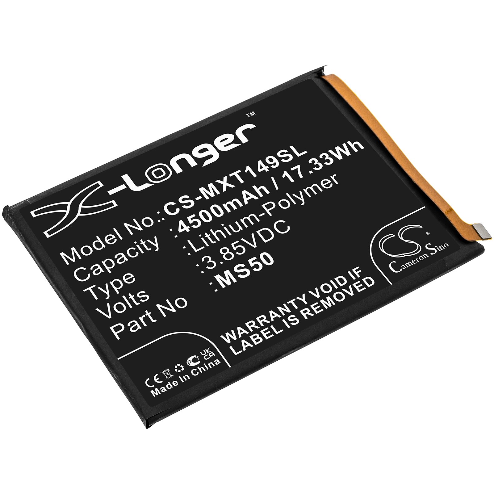 Replacement Motorola MS50, SB18D09927 Cell Phone Battery | Battery Mart