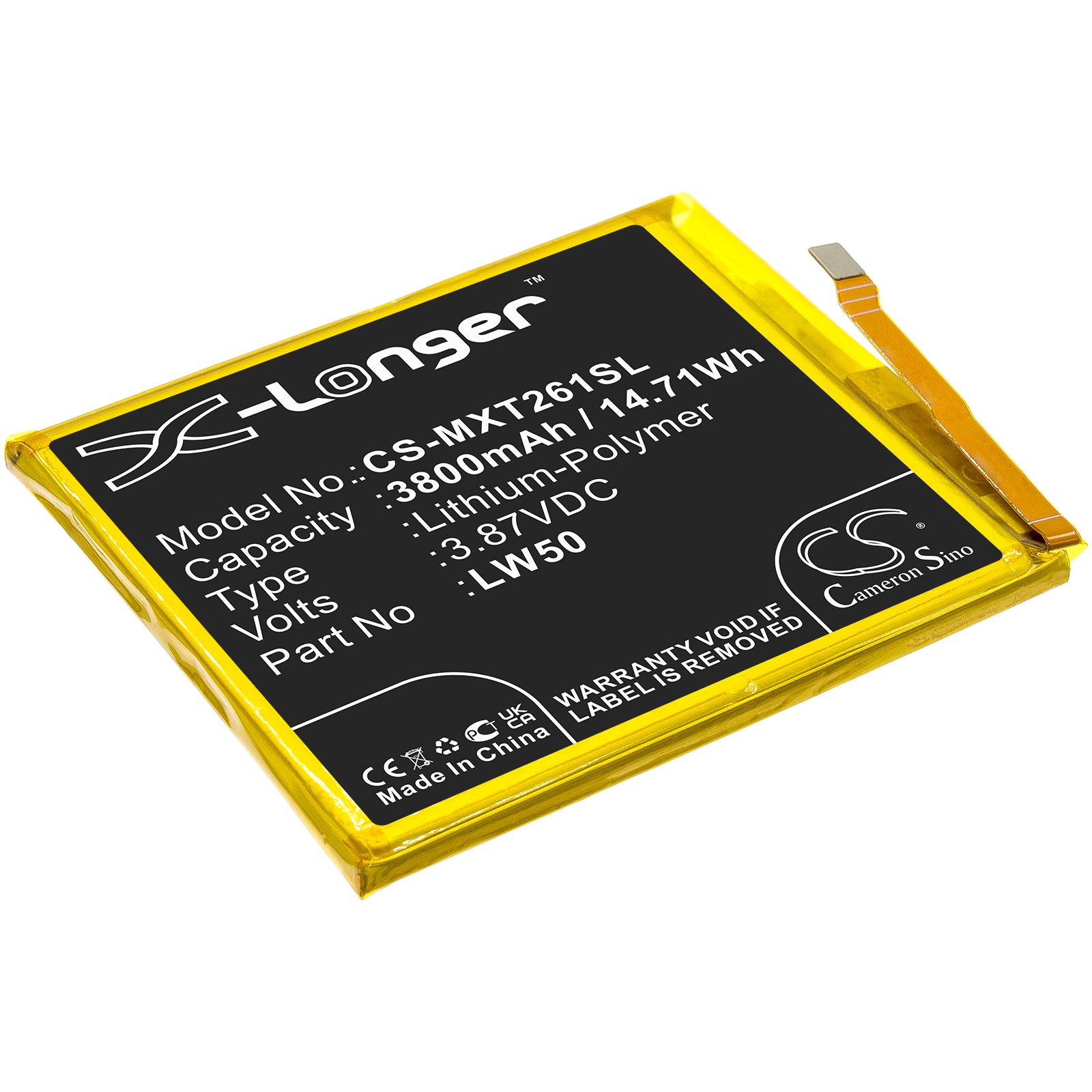 Replacement Motorola LW50, SB18C62948 Cell Phone Battery | Battery Mart