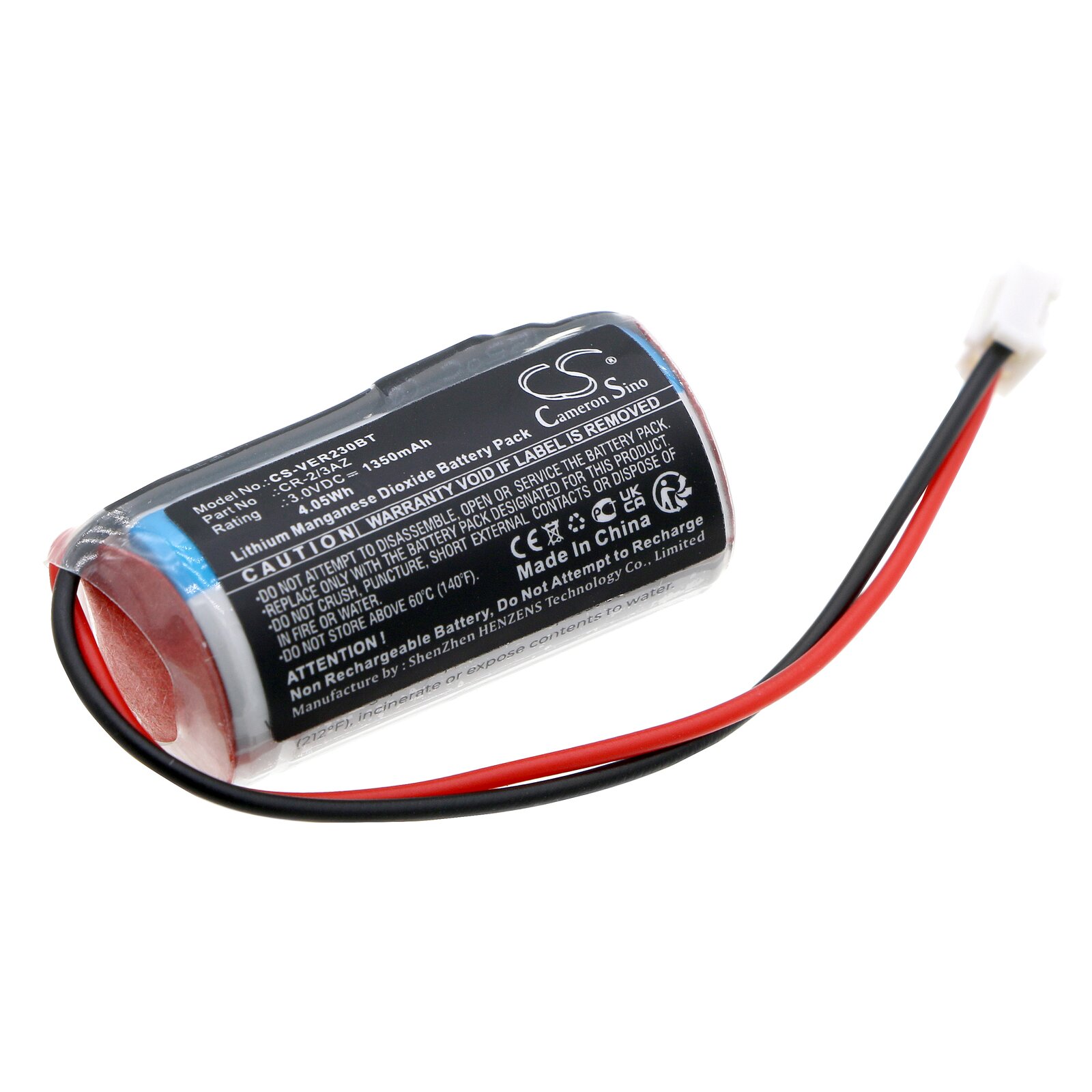 Replacement Verisure CR-2/3AZ Alarm System Battery | Battery Mart