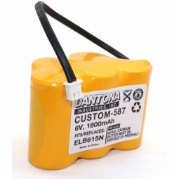 Replacement Lithonia ELB615N Emergency Light Battery | Battery Mart