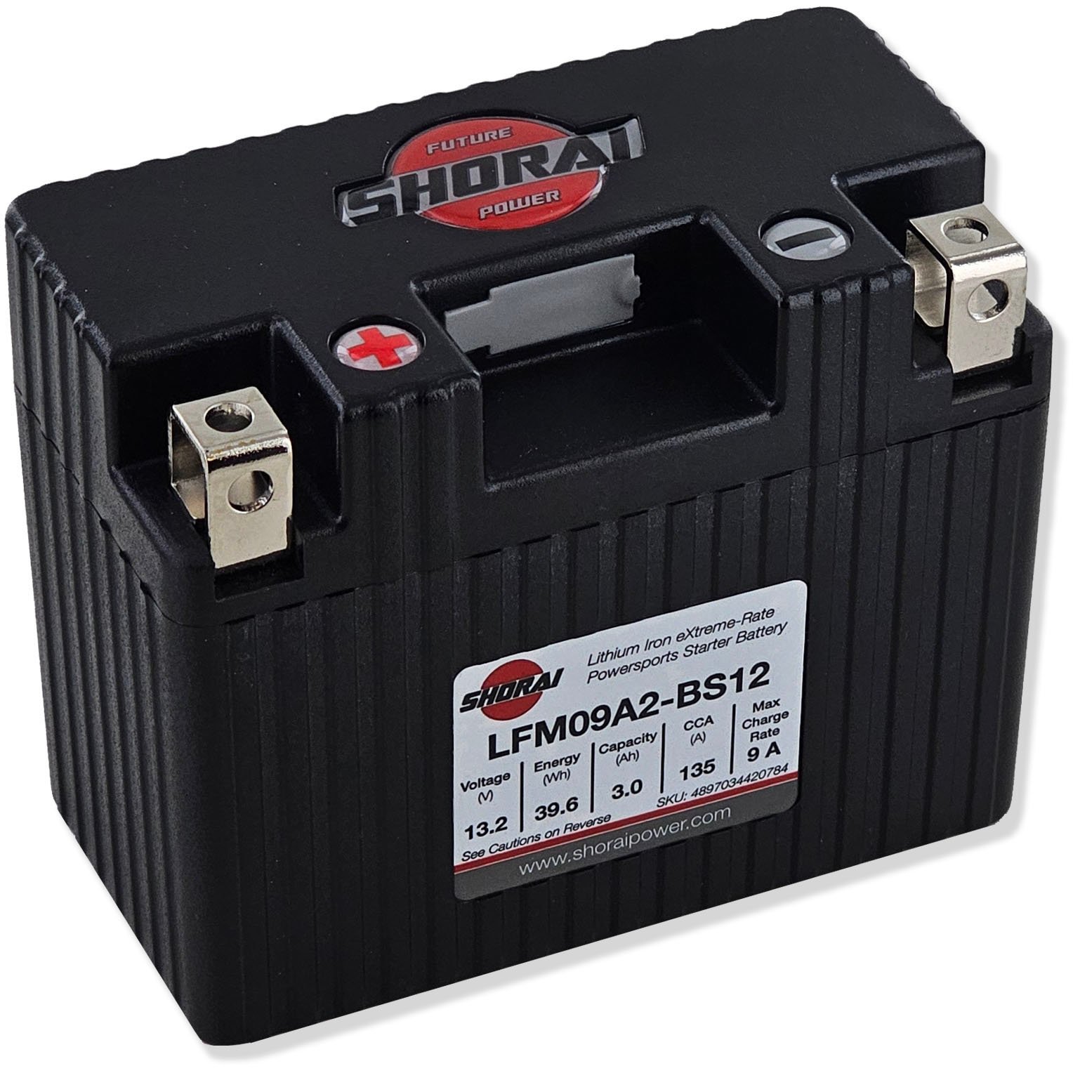 Shorai LFX09A2-BS12 Lithium-Iron Battery - Free Shipping