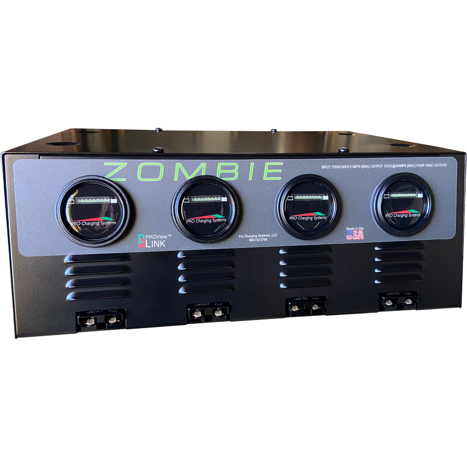 Dual Pro ZOMBIE Battery Reviver - 12 Volt, 10 Amp, 4-Bank Charger ...