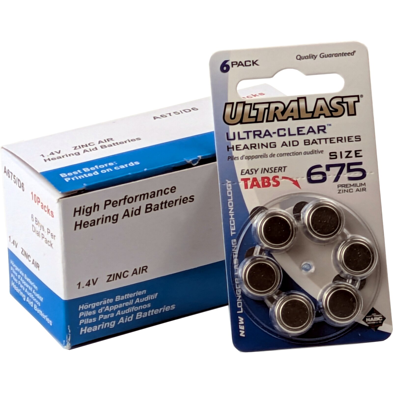 Size 675 Hearing Aid Batteries - 60 Pack | Battery Mart