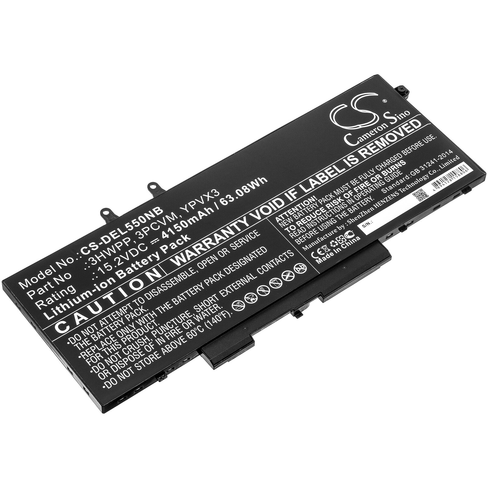 Replacement Dell 3HWPP Laptop Battery | Battery Mart