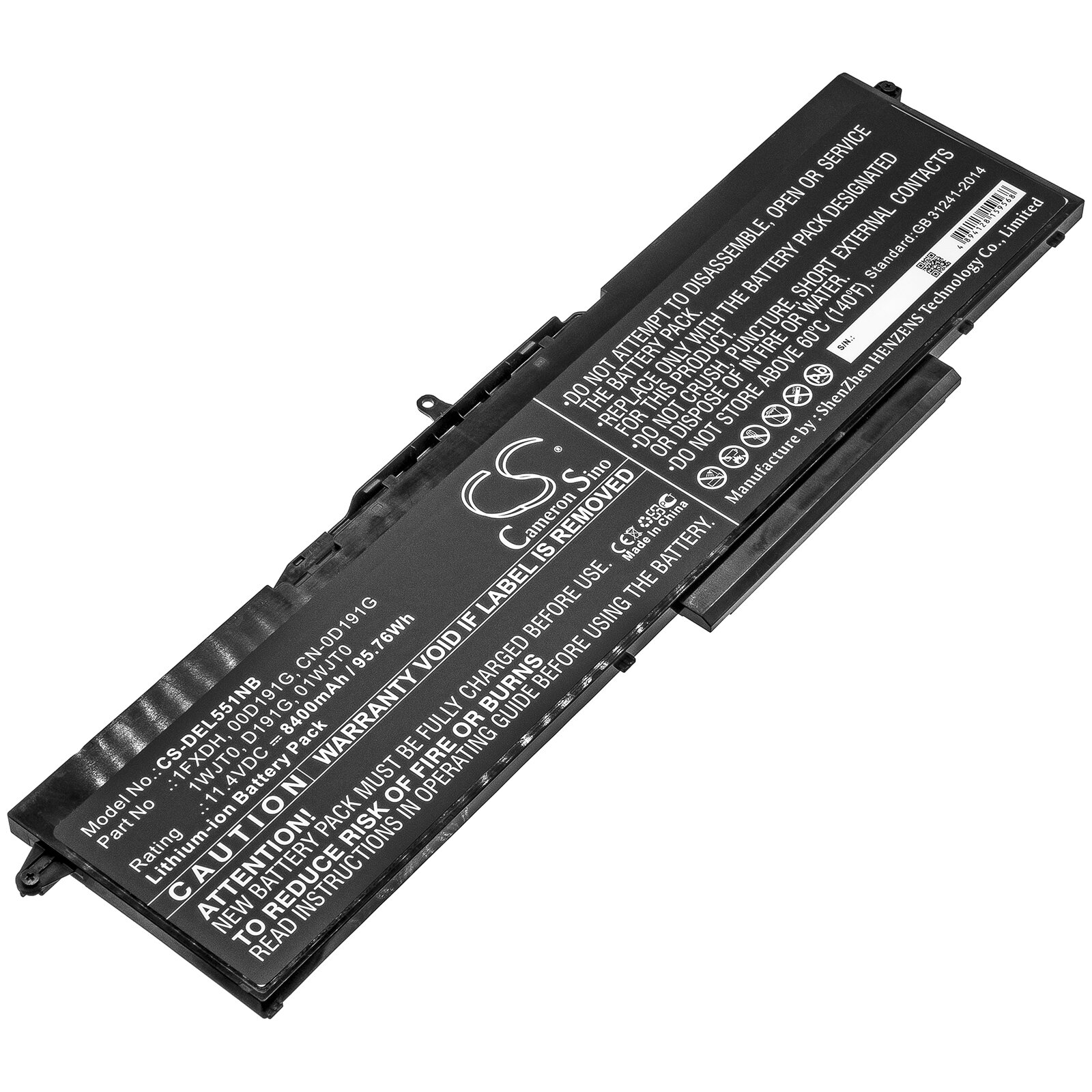 Replacement Dell 01WJT0 Laptop Battery | Battery Mart