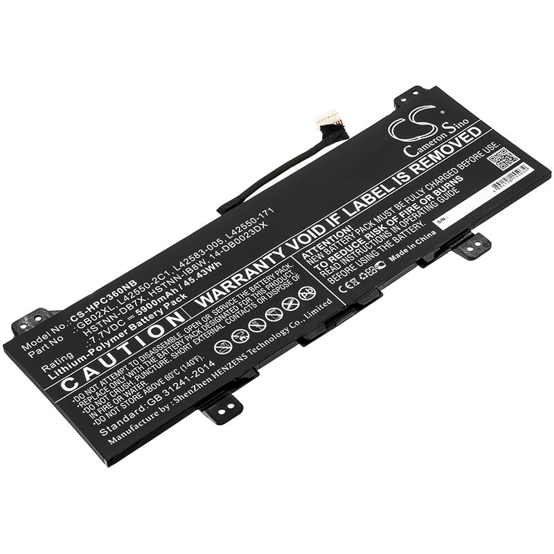 Replacement HP HSTNN-DB7X, L42550-171 Laptop Battery | Battery Mart