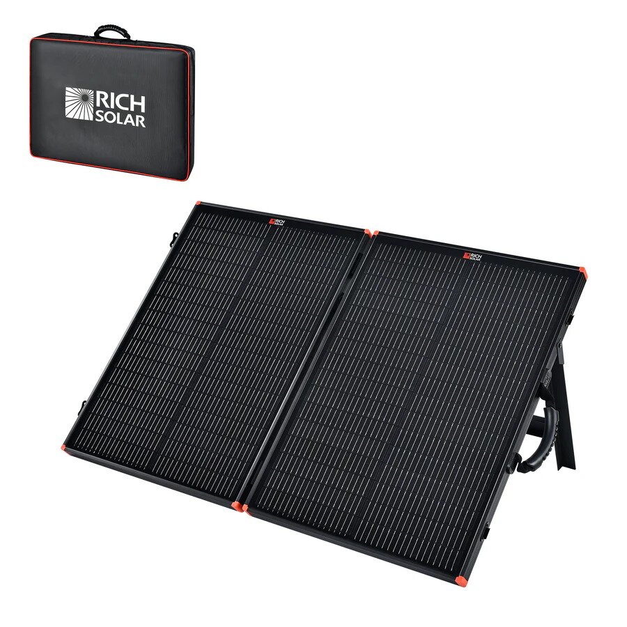 Rich Solar MEGA 100 Portable Solar Panel - 12 Volt, 100 Watt - Free ...