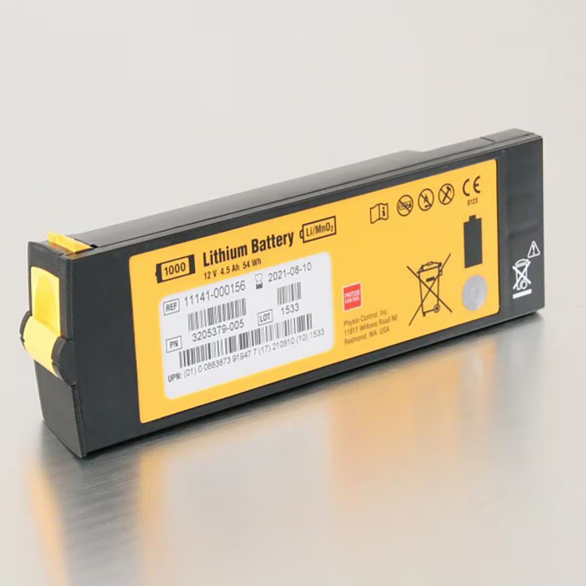 Physio-Control LifePak 1000 Battery OEM Only 11141-000100 11141-000156 ...