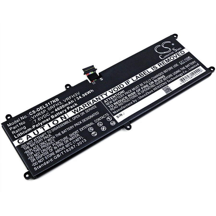 Replacement Dell 0RFH3V Laptop Battery - Free Shipping | Battery Mart