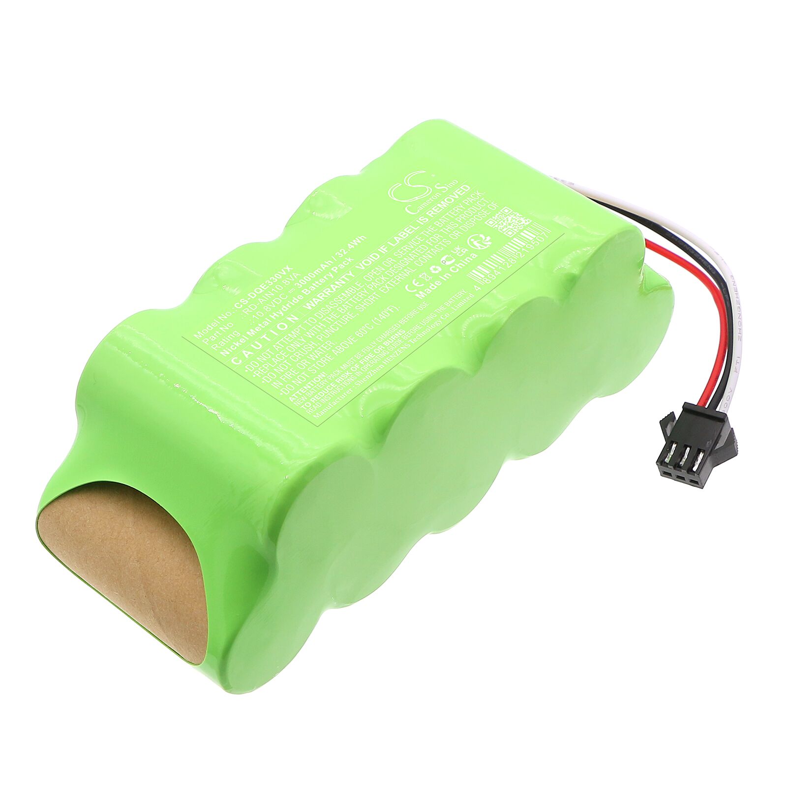 Replacement Diqee RD-AIN10.8VA Vacuum Battery | Battery Mart