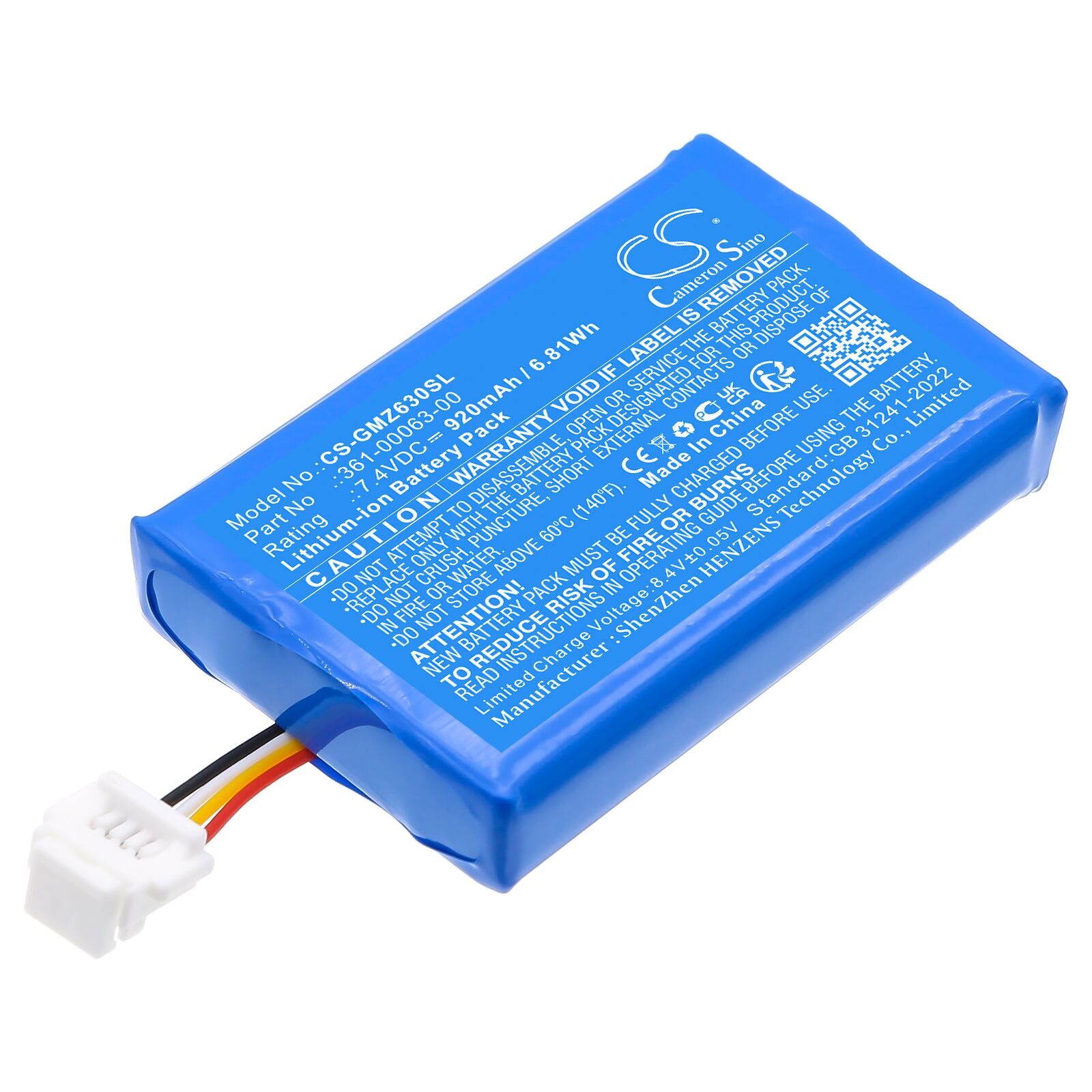 Replacement Garmin 361-00063-00 GPS Navigator Battery | Battery Mart