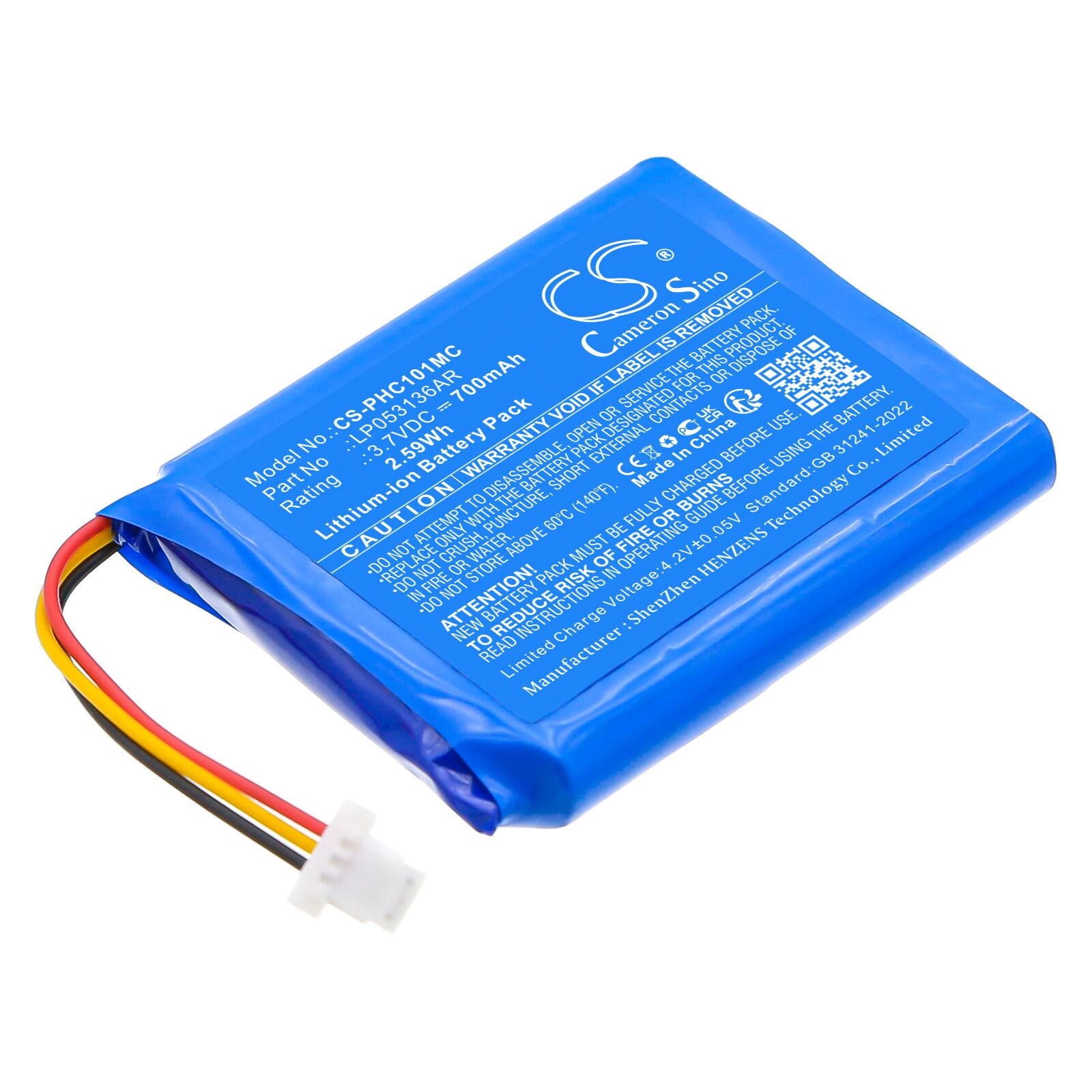Replacement Philips ESee CAM101BL/00 Camera Battery | Battery Mart