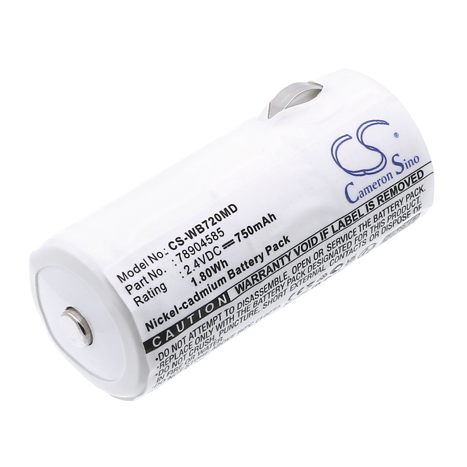 Replacement Welch Allyn 72100 Rechargeable Battery - Free Shipping