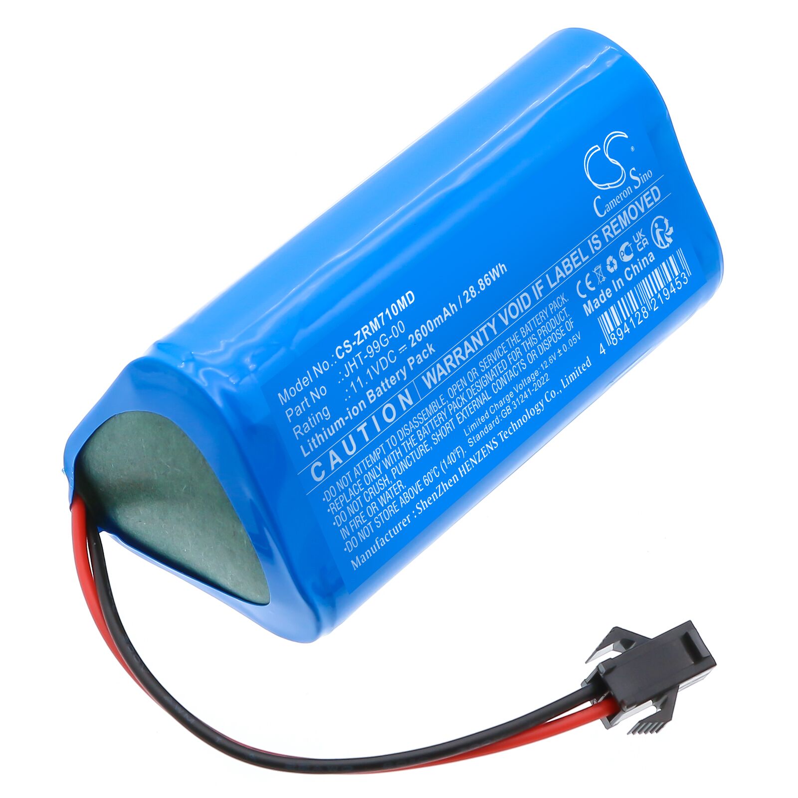 Replacement Zoncare JHT-99G-00 Medical Battery | Battery Mart