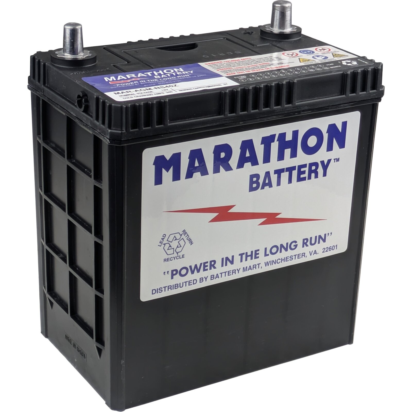 AGM NS40Z Battery | Maintenance-Free, Spill-Proof Power | Battery Mart