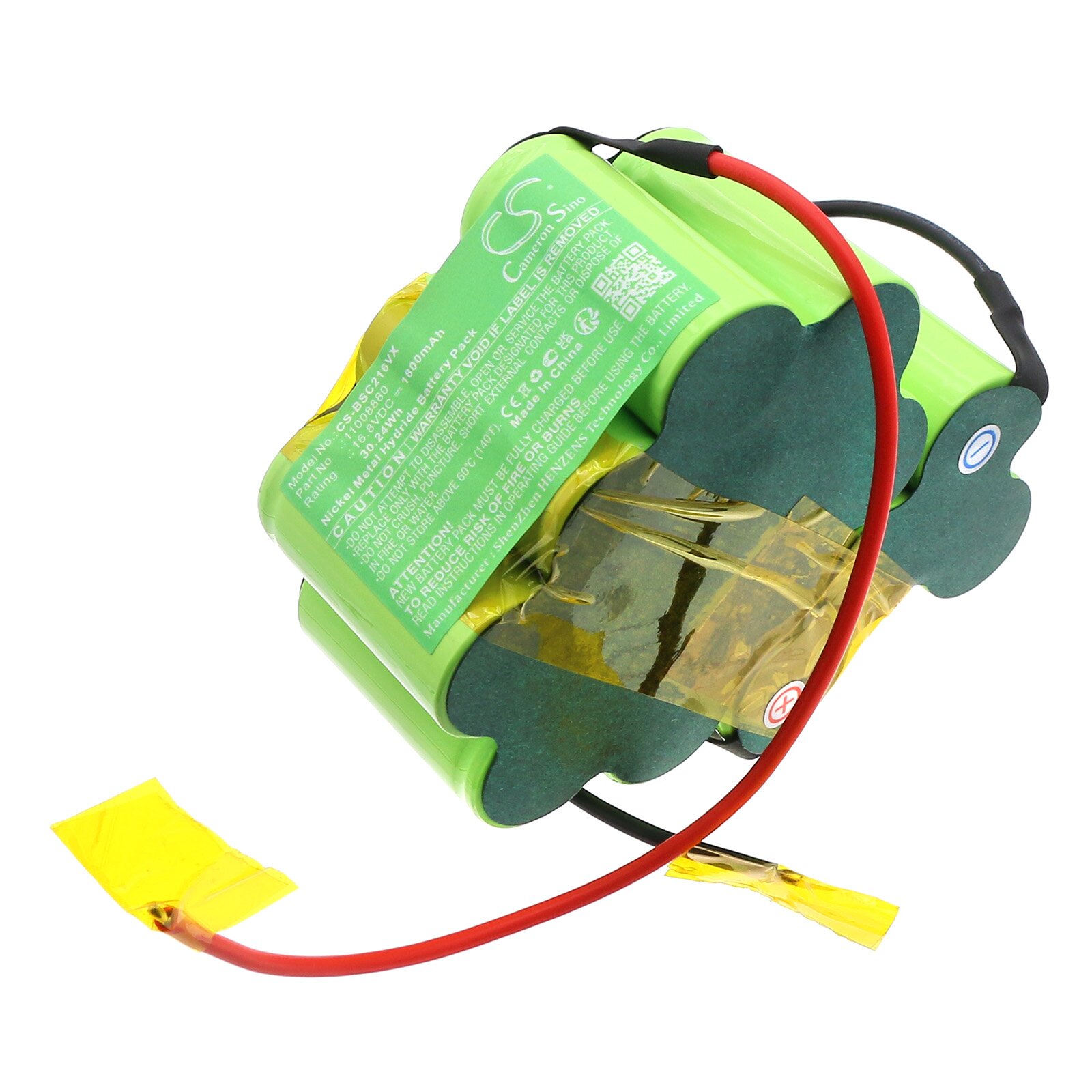 Replacement Bosch 11008880 Vacuum Battery (16.8 Volt, 1800 mAh, NiMH ...