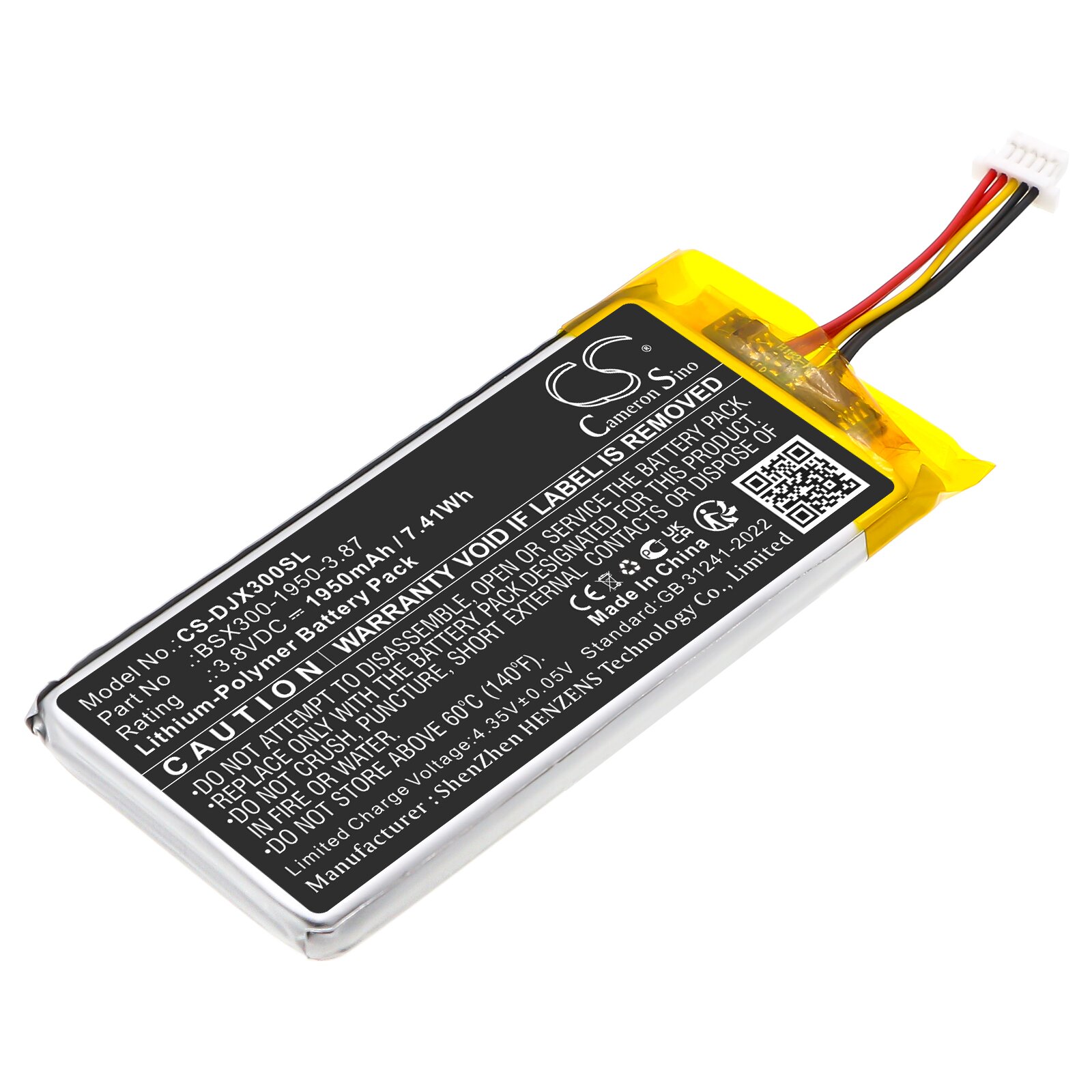 Replacement DJI MIC Mini Microphone Battery | Battery Mart