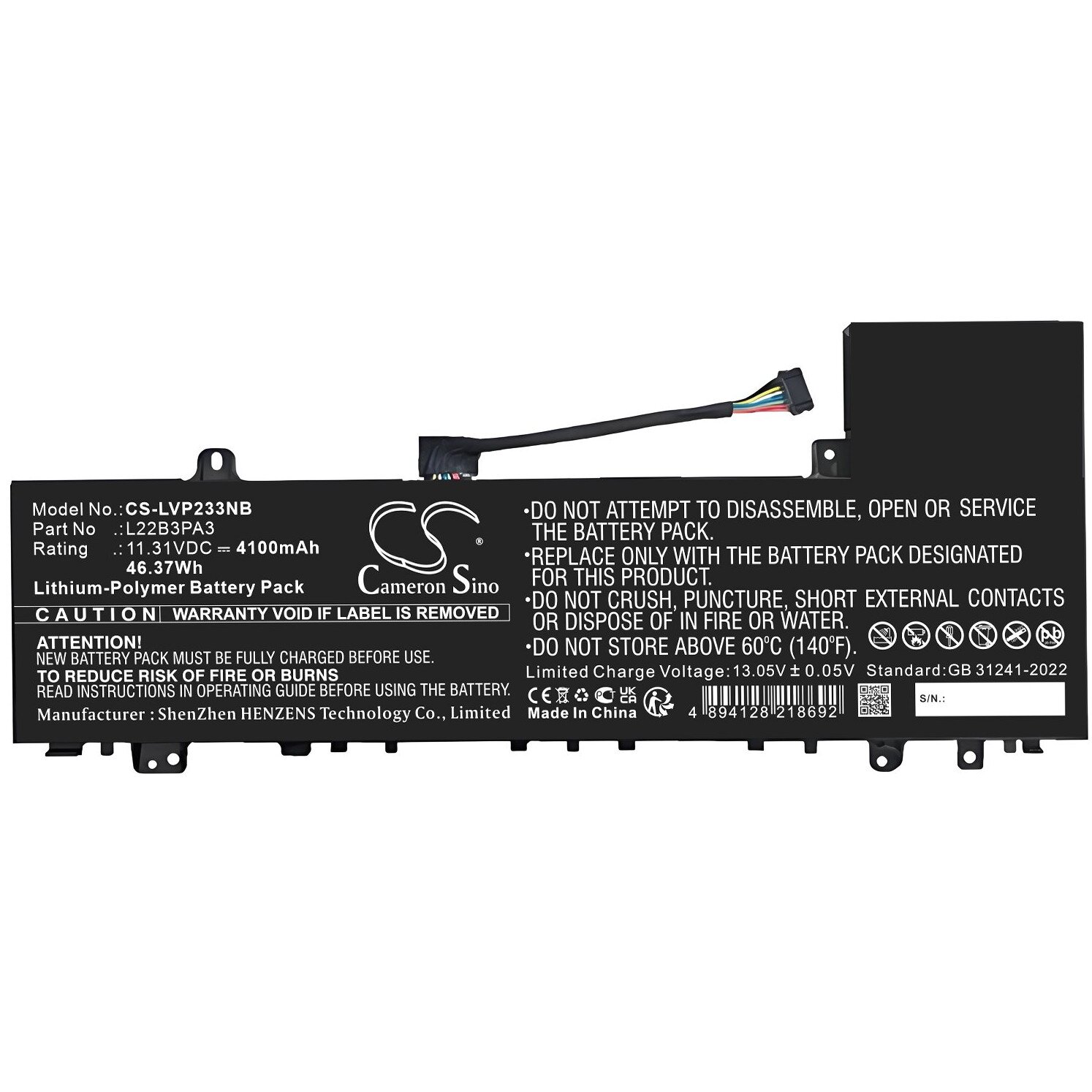 Replacement Lenovo IdeaPad Slim 5 Laptop Battery | Battery Mart