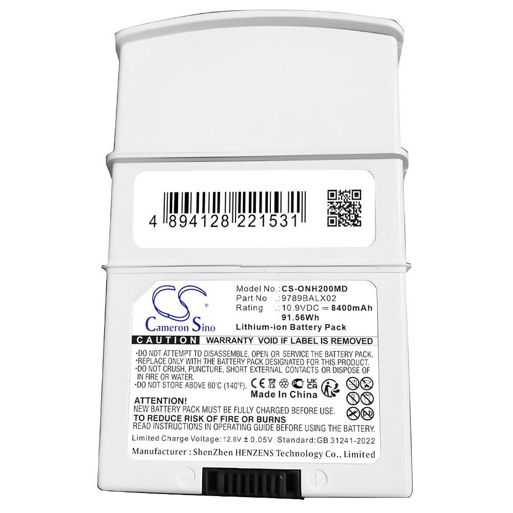 Replacement Onyx Healthcare OPM-P02T Medical Battery | Battery Mart